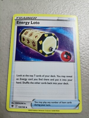 Pokémon TCG Energy Loto Astral Radiance 140/189 Regular Uncommon | eBay