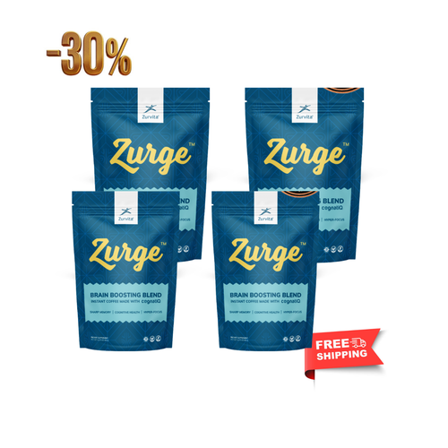 Zurvita Zurge Brain Boosting Blend, 120 Servings, 4 Pack – Sale | eBay