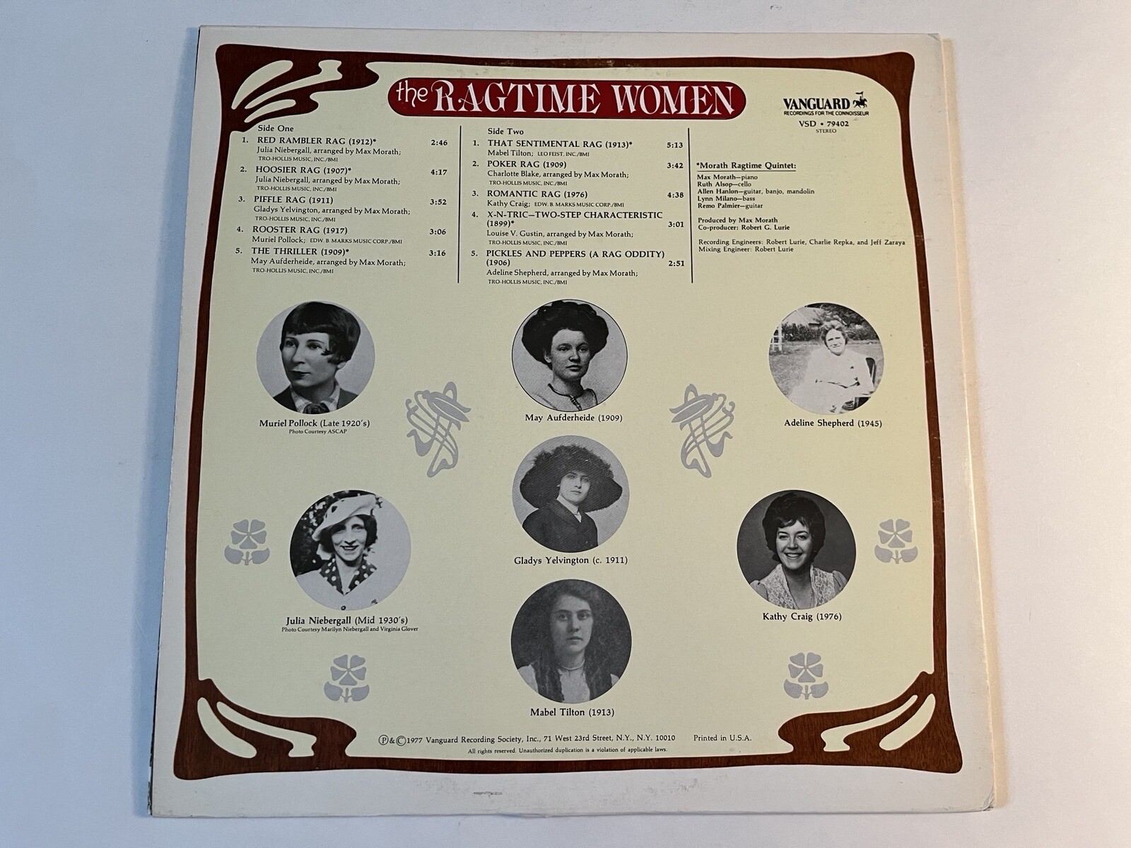 Max Morath~The Ragtime Quintet~The Ragtime Women~Quick Shipping | eBay