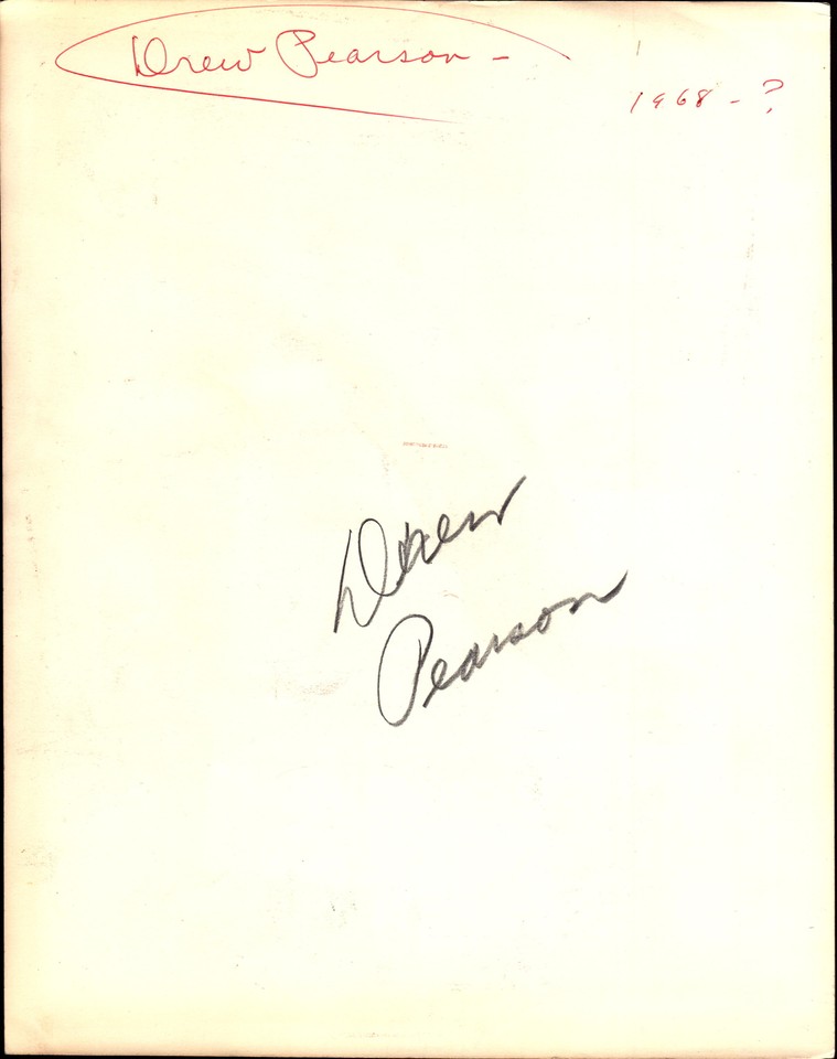 Vintage Press Photo Still 8x10 Journalist Drew Pearson 1968 | eBay