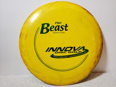 USED Innova Pro Beast 175 grams Yellow PFN Distance Driver Golf Disc | eBay