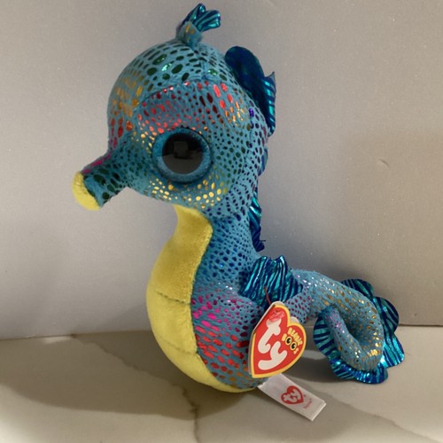 2014 Ty NEPTUNE Seahorse Beanie Boo - 7” NEW | eBay