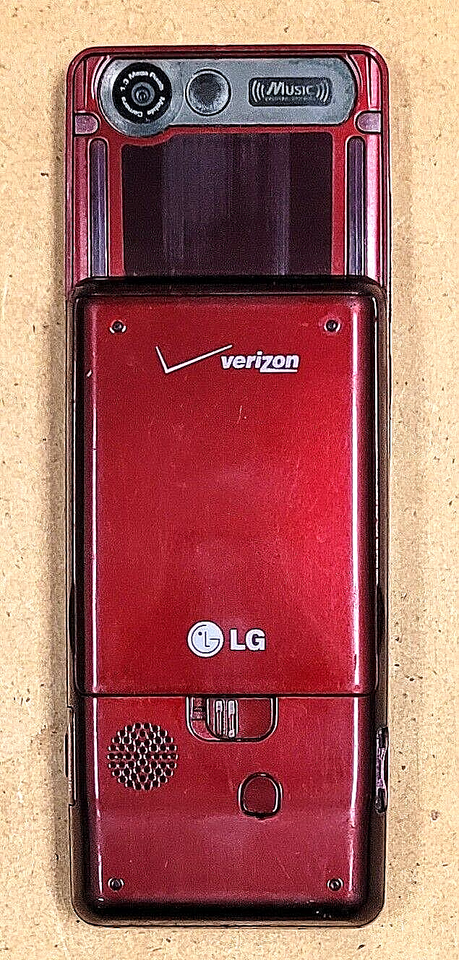 LG Chocolate VX8500 - Cherry Red ( Verizon ) Super Rare Slider Phone ...