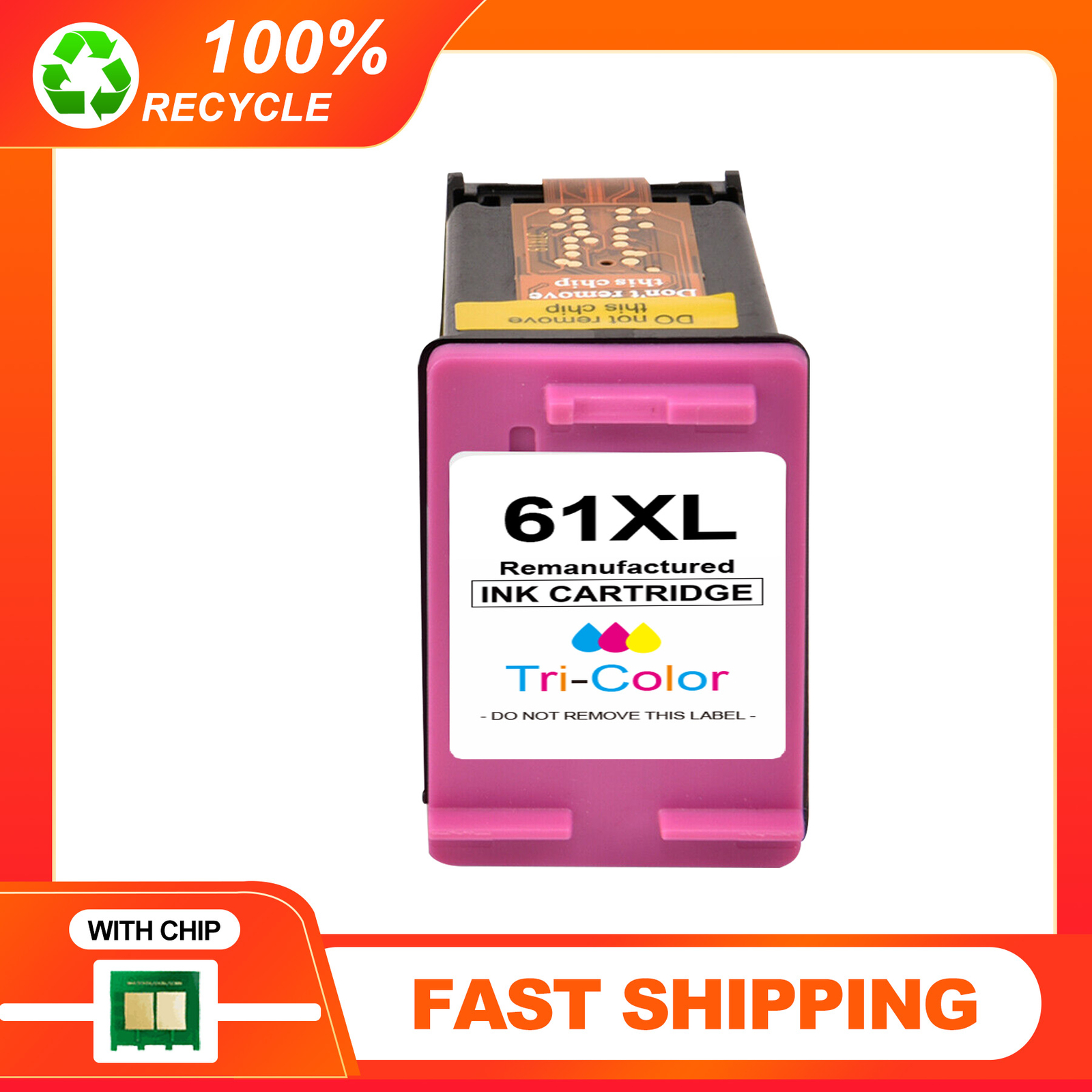 61XL Ink Cartridge pk for HP 61 XL ENVY 4500 4505 5530 5531 5535 ...
