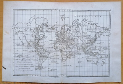 Reproductions - 1791 Bonne Map Atlas Poster