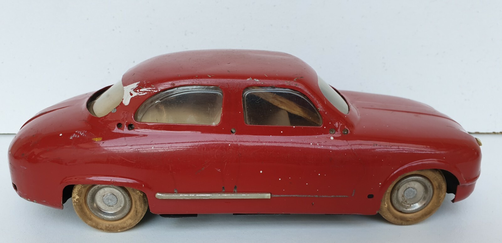 Rare CIJ Panhard voiture mécanique jouet ancien en tôle idem JRD Jep ...