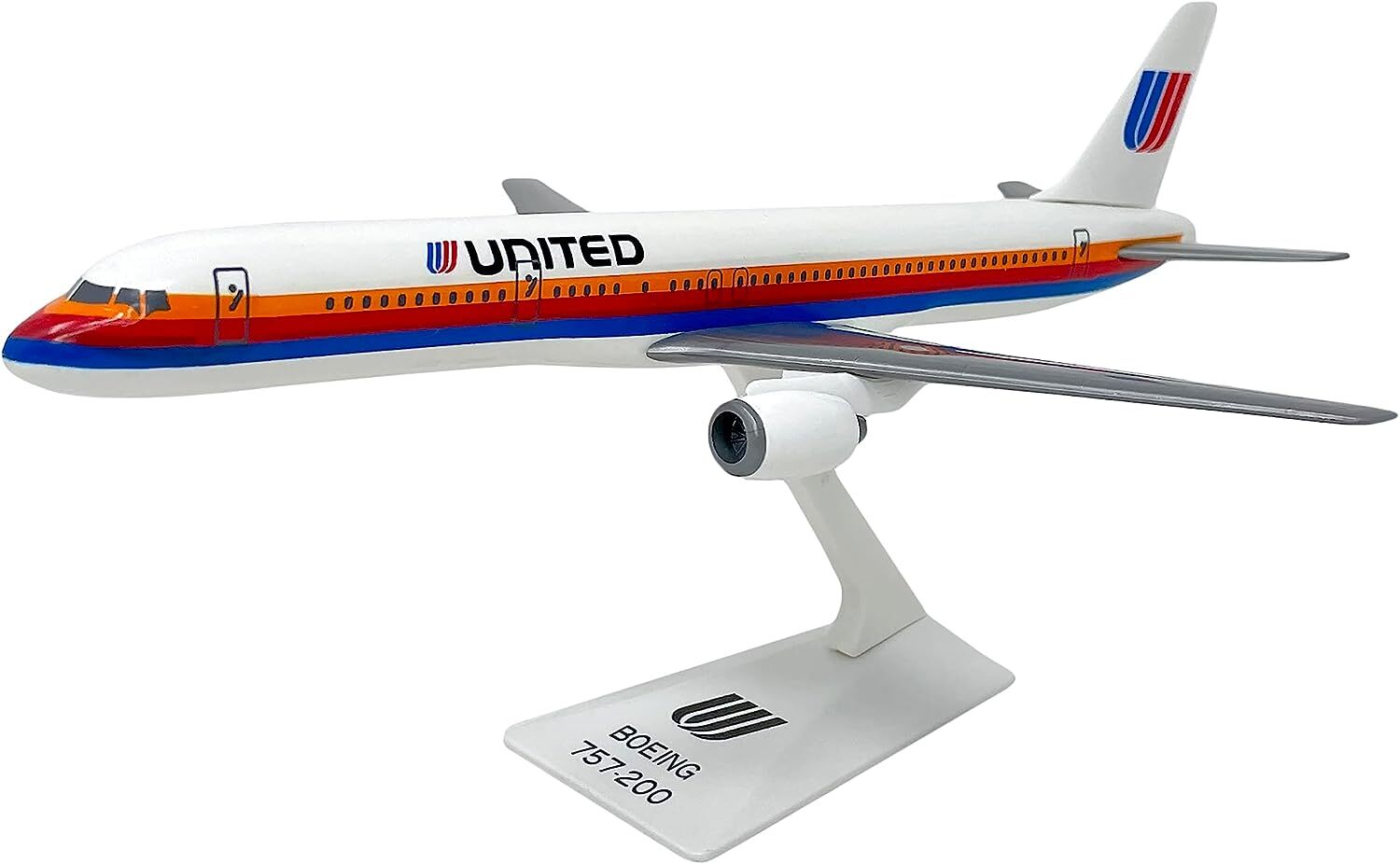 Flight Miniatures United Boeing 757-200 Saul Bass Desk Top 1/200 Model ...
