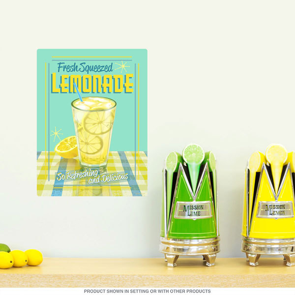 Lemonade Fresh Squeezed Wall Decal 12 x 16 Kitchen Removable Decor | eBay