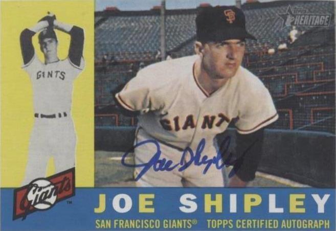 2009 Topps Heritage - Real One Autographs Joe Shipley #ROA-JS (AU) for ...