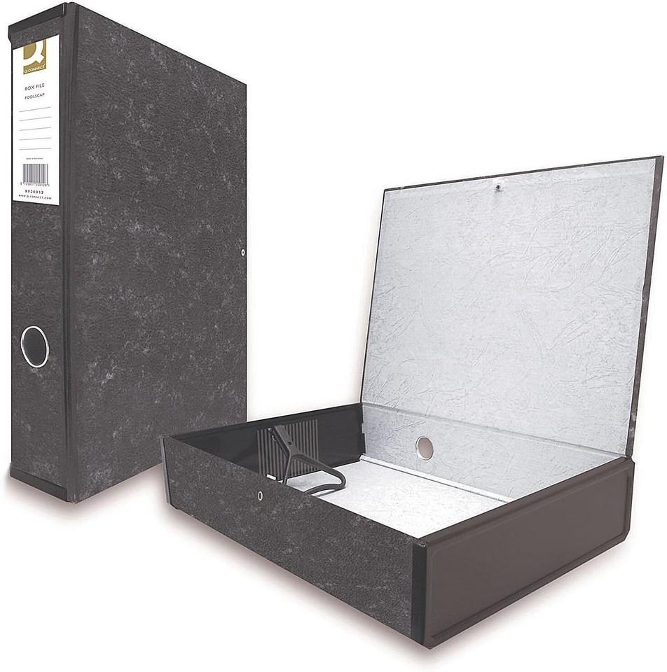 Strong Box Files Foolscap A4 Cloud Black Pack Of 3 5 10 OR 20 | eBay UK