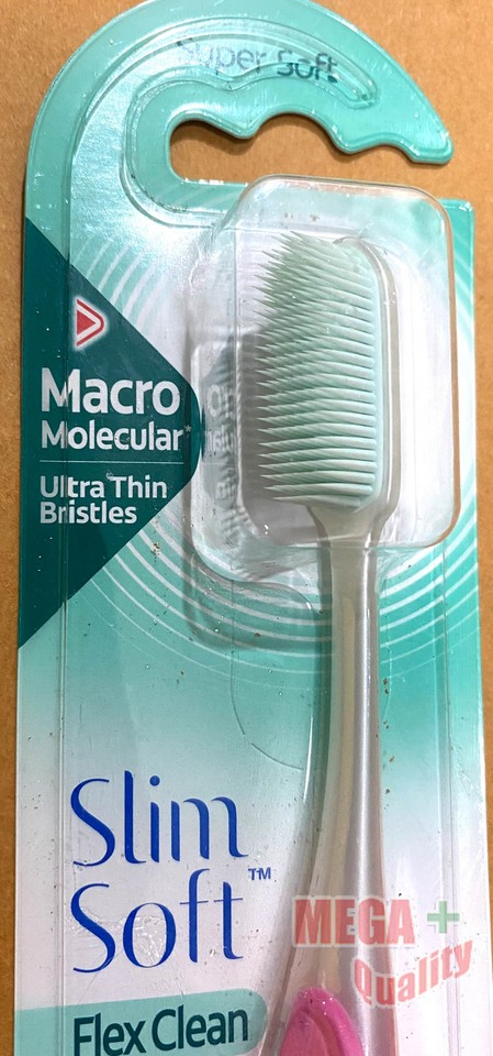 Colgate Flex Clean Slim Soft Macro Molecular Ultra Thin Bristles ...