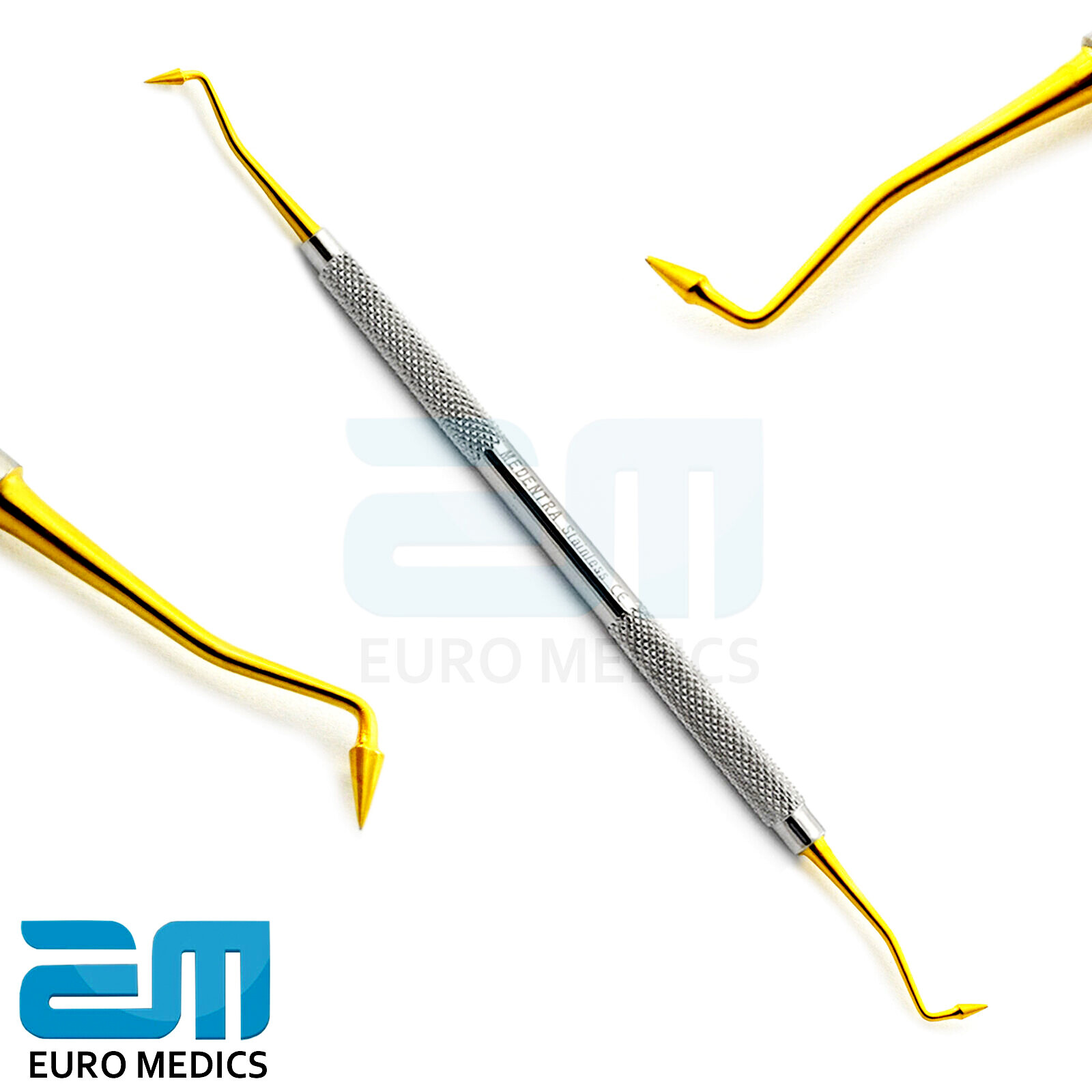 Dental Composite Gold Tip Flat Plastic Filling Instruments Restorative ...