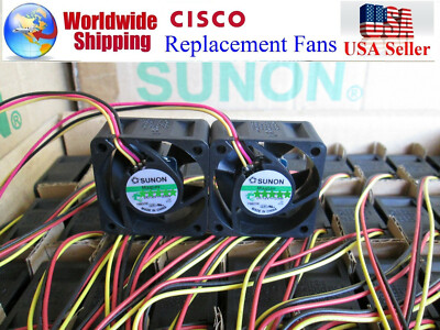 Genuine Cisco 2801 Router Replacement fan kit (2x new fans), CISCO2801 ...