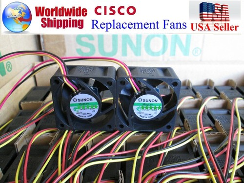 Genuine Cisco 2801 Router Replacement fan kit (2x new fans), CISCO2801 ...