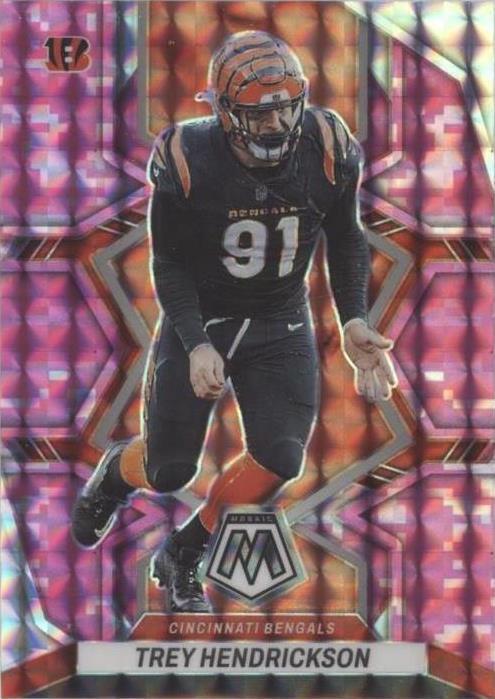 2022 Panini Mosaic - Trey Hendrickson #44 Camo Pink Mosaic Prizm for ...