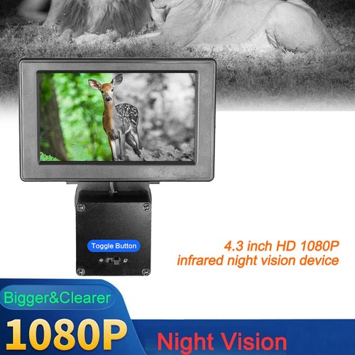 4.3" HD 1080P LED Night Vision Camera Device Color Infrared Illuminator ...