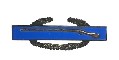 WWII US Army Combat Infantryman Badge CIB Sterling 3" Long | eBay