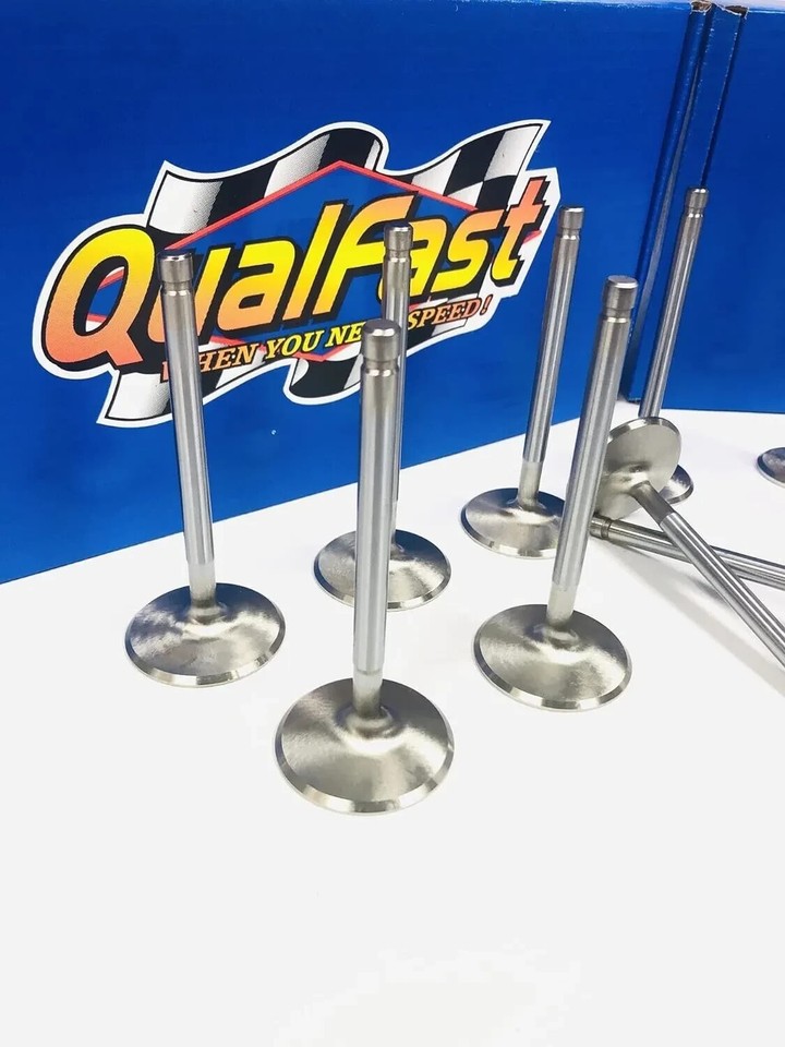 Chevy SB 283 327 350 400 STAINLESS Intake+Exhaust Valves Set 16 | 2.02 ...