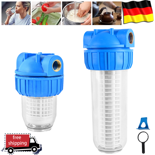 5" 10" Wasserfilter Vorfilter System Hauswasser Zisterne Brunnen Pumpe ...