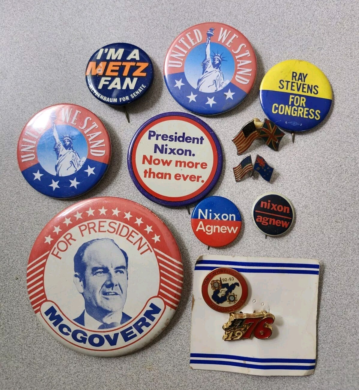 Vintage Lot President Nixon Political Campaign Buttons Pins Agnew ...