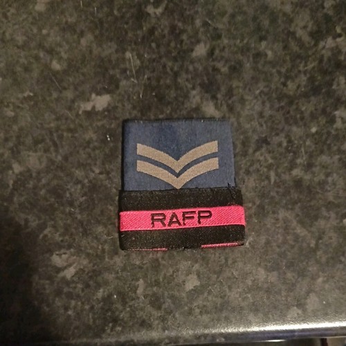 RAFP Royal Air Force Police Rank Slide/Board/ Corporal Sergeant | eBay UK