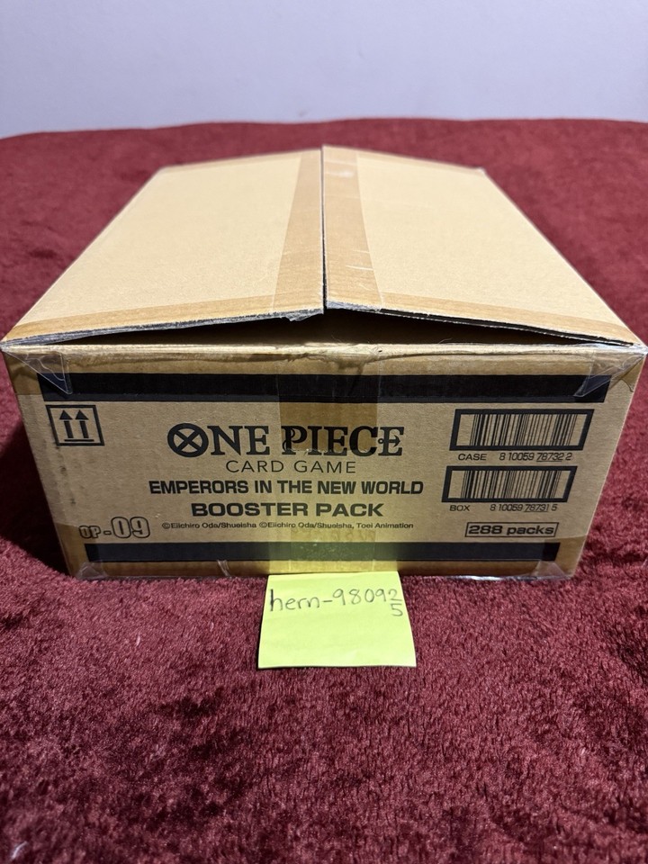 One Piece OP09 Emperors In The New World Booster Box ENGLISH FACTORY ...