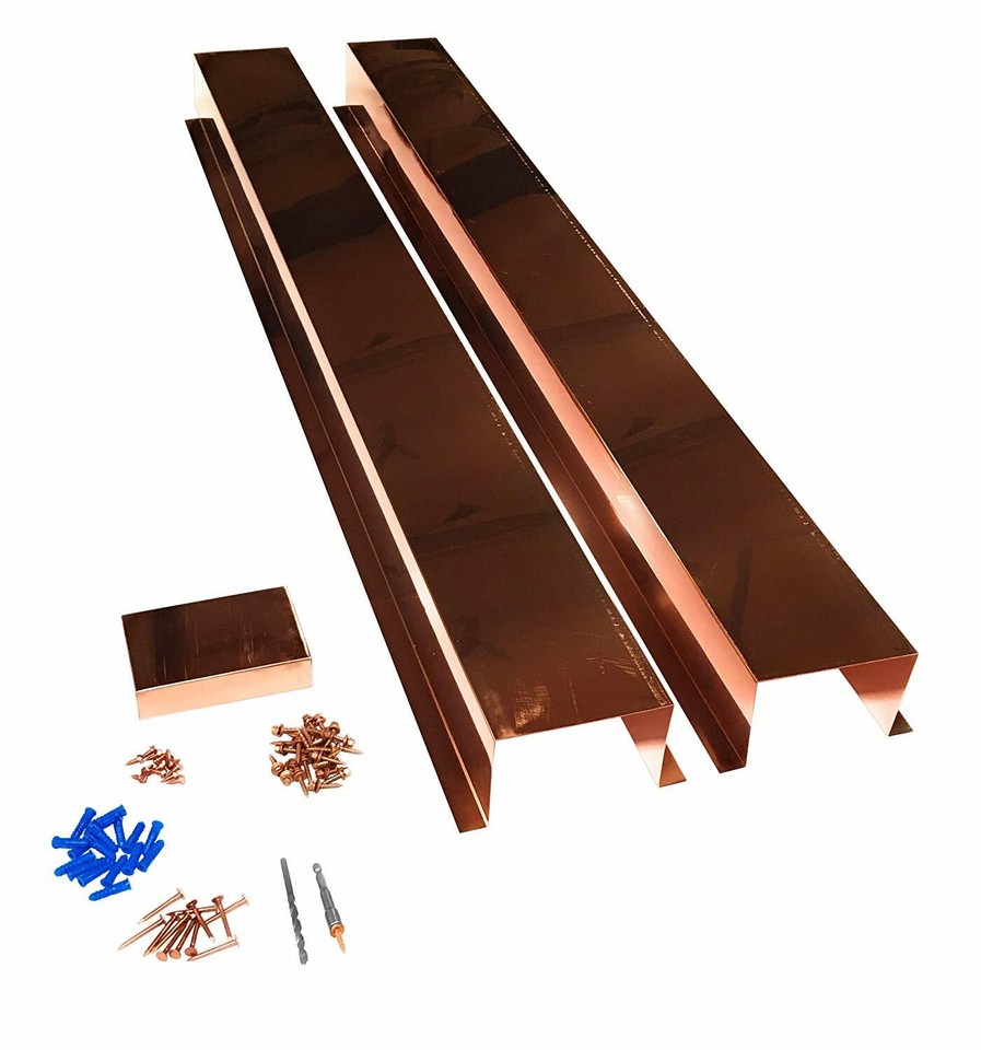 Metal Line Set Cover Kit for Mini Split and Central Air Conditioner ...