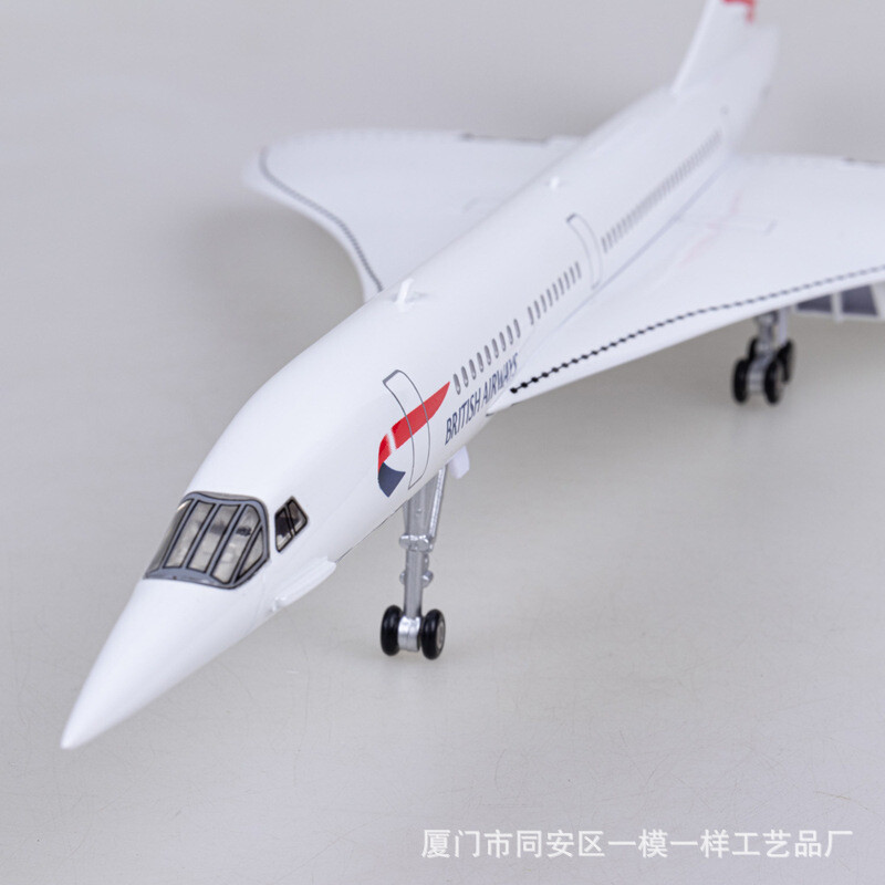 1/125 50cm British Airways Concorde Passanger Plane Aircraft Model NO ...