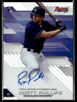 2017 Bowman's Best #B17-BP Brett Phillips Best of 2017 Autographs ...