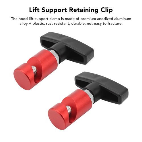 EMB 2pcs Hood Lift Support Clamp Car Tailgage Strut Holder Retainer ...
