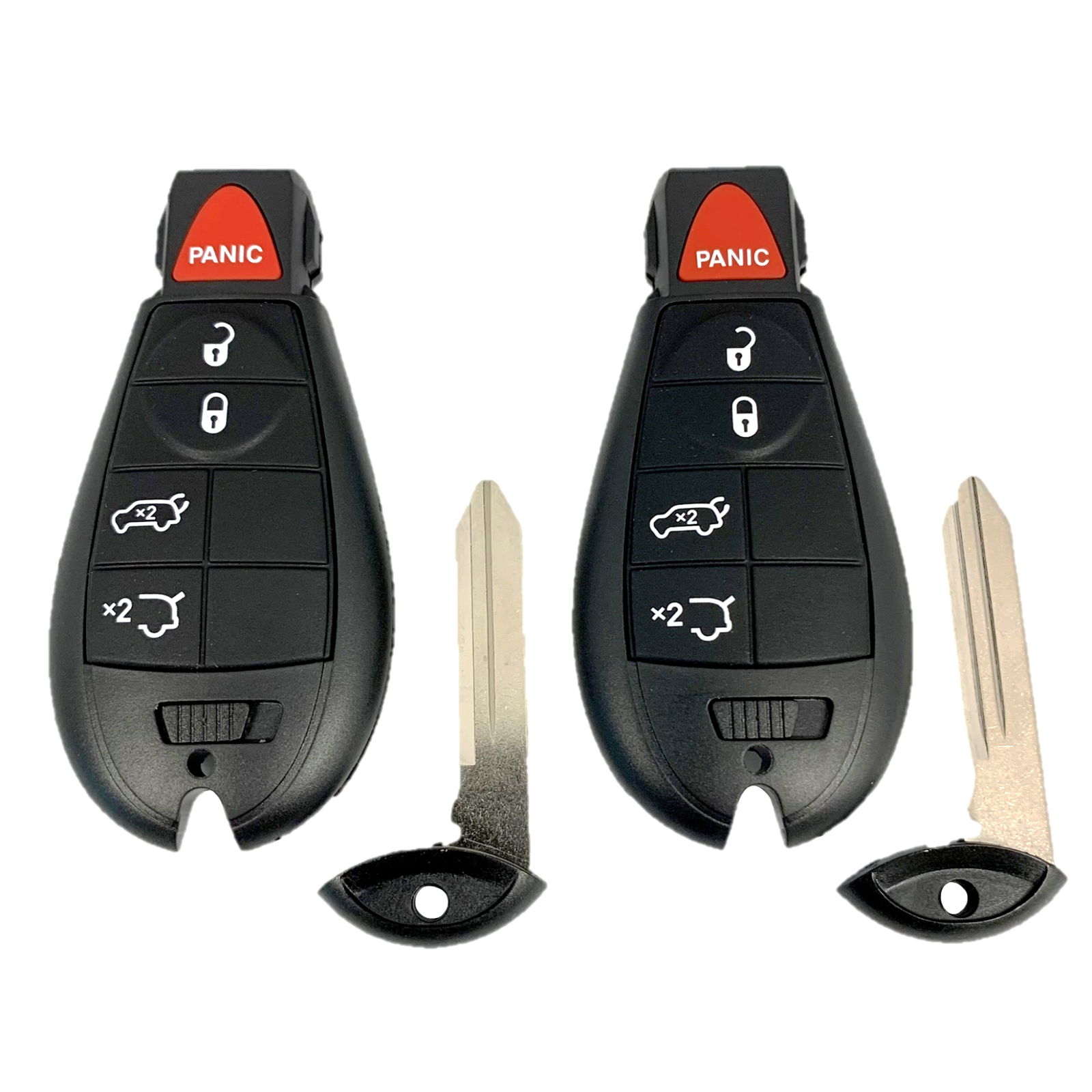 2 OEM Electronics Keyless Remote Fobs 5 Button For DODGE JEEP IYZ-C01C ...
