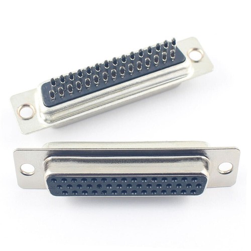 2Pcs HD D-SUB DB 44 Pin Female Solder Type Straight Adapter Connector 3 ...