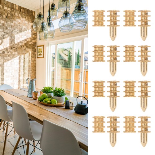 20 Pcs Metal Table Locks Table Leaf Dowel Aligner Pin Table Buckles ...