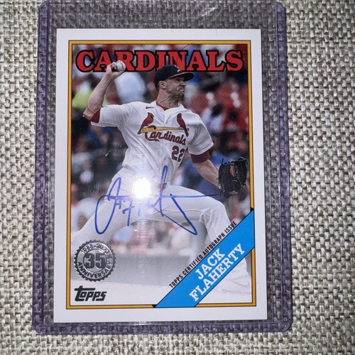 2023 Topps Series 2 - 1988 Topps Baseball Autographs Jack Flaherty ...