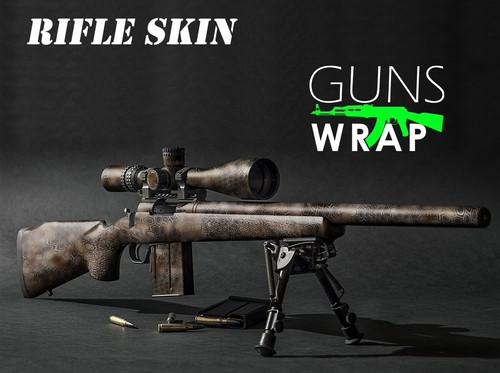Camo Guns Wrap Skins Premium Vinyl Sticker Matte Rifle Pre-Cut SOTA-13 ...