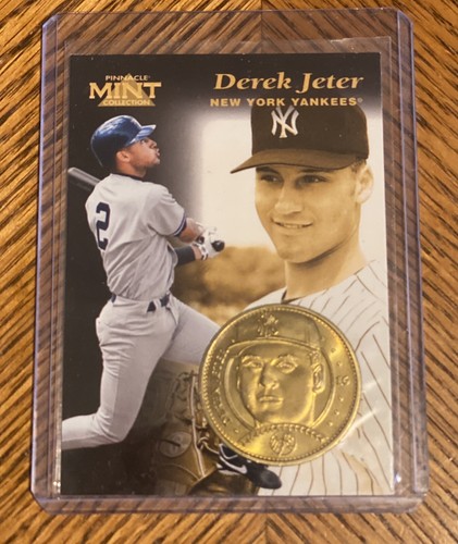 Derek Jeter 1997 Pinnacle Mint Collection Card & Coin Yankees Hall Of ...