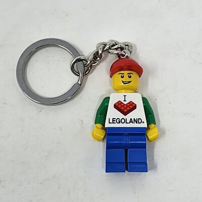 Lego Minifigure I Love Legoland Key Ring Keychain | eBay