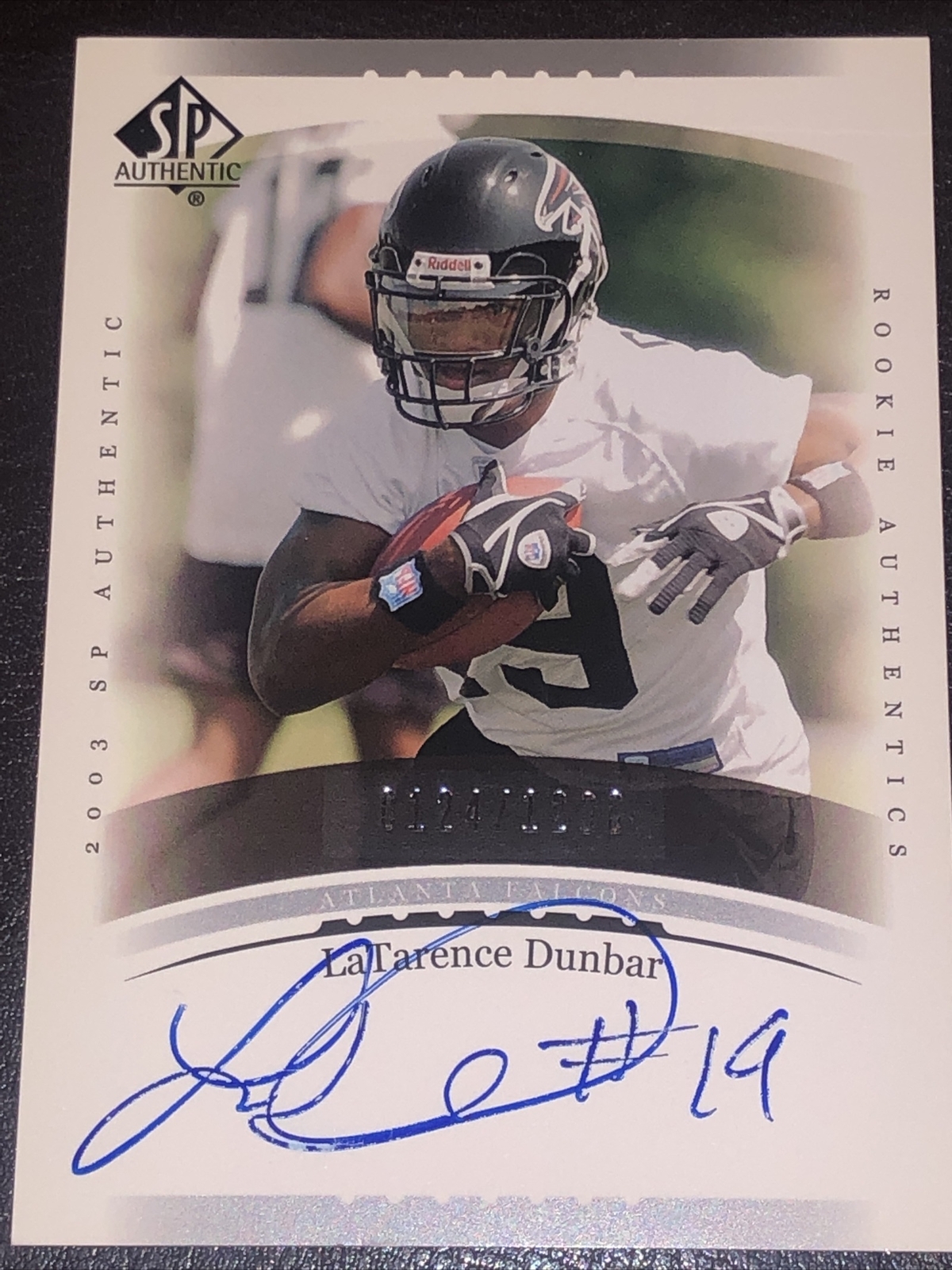 2003 SP Authentic #237 LaTarence Dunbar Auto RC Signature #0124/1200 | eBay