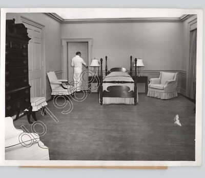 US President HARRY TRUMAN Moves into WALTER REED Hospital. 1952 Press ...