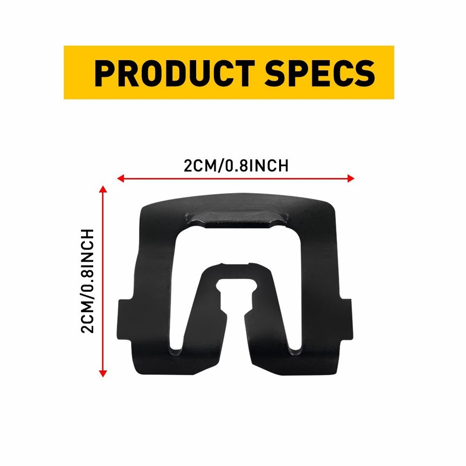 40pc Front Windshield Rear Window Reveal Molding Trim For Clips Ford ...