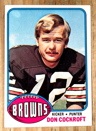 1976 TOPPS DON COCKROFT CARD#23 ADAMS STATE CELVELAND BROWNS | eBay
