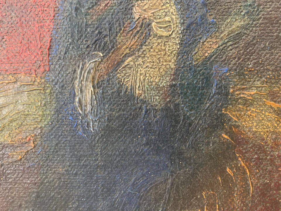 Portrait Virgin To the Child Trace Signature Christians Bible Jesus ...