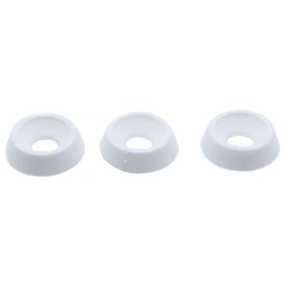 M3 M4 M5 M6 WHITE NYLON SCREW CUP FINISHING WASHERS METRIC PLASTIC ...