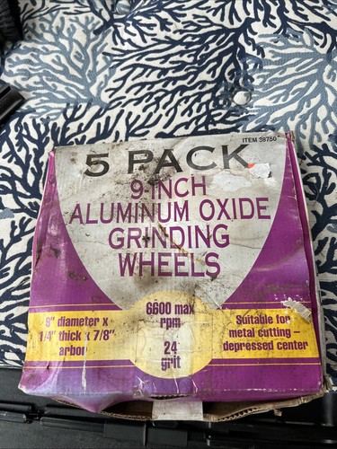 Aluminum Oxide Grinding Wheels 5 Pack New Open Box | eBay