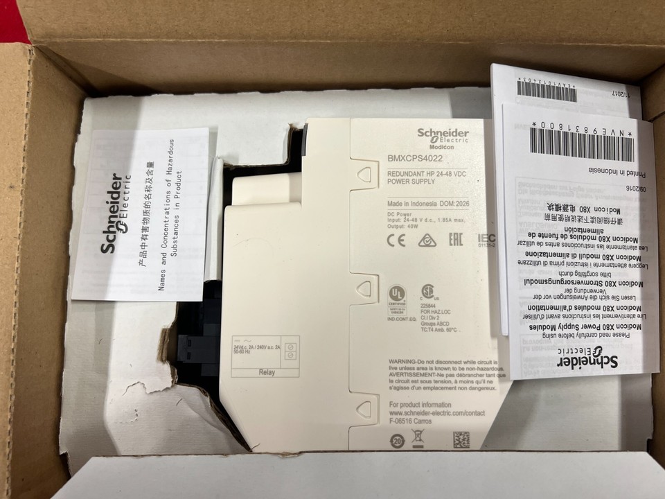 BMXCPS4022 New Schneider Electric Modicon BMX-CPS-4022 M340 | eBay