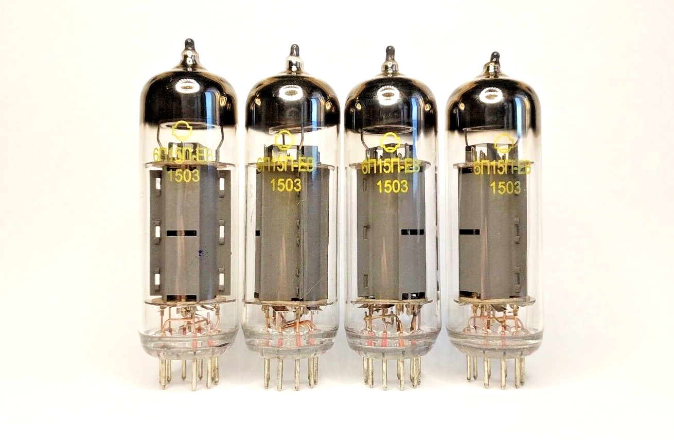 US Stock! 4x 6P15P-EV / EL83 / 6П15П-ЕВ Tubes Pentode Same Date NEW NOS ...
