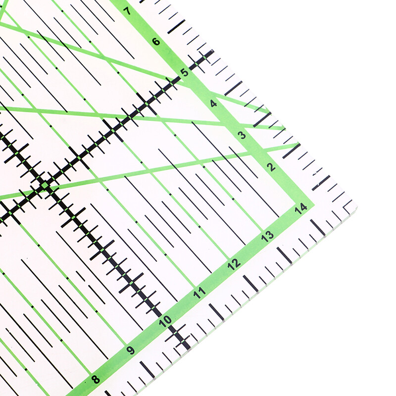 DIY Hand Tool Patchwork Ruler Square Shape Tailor Yardstick Cloth ...