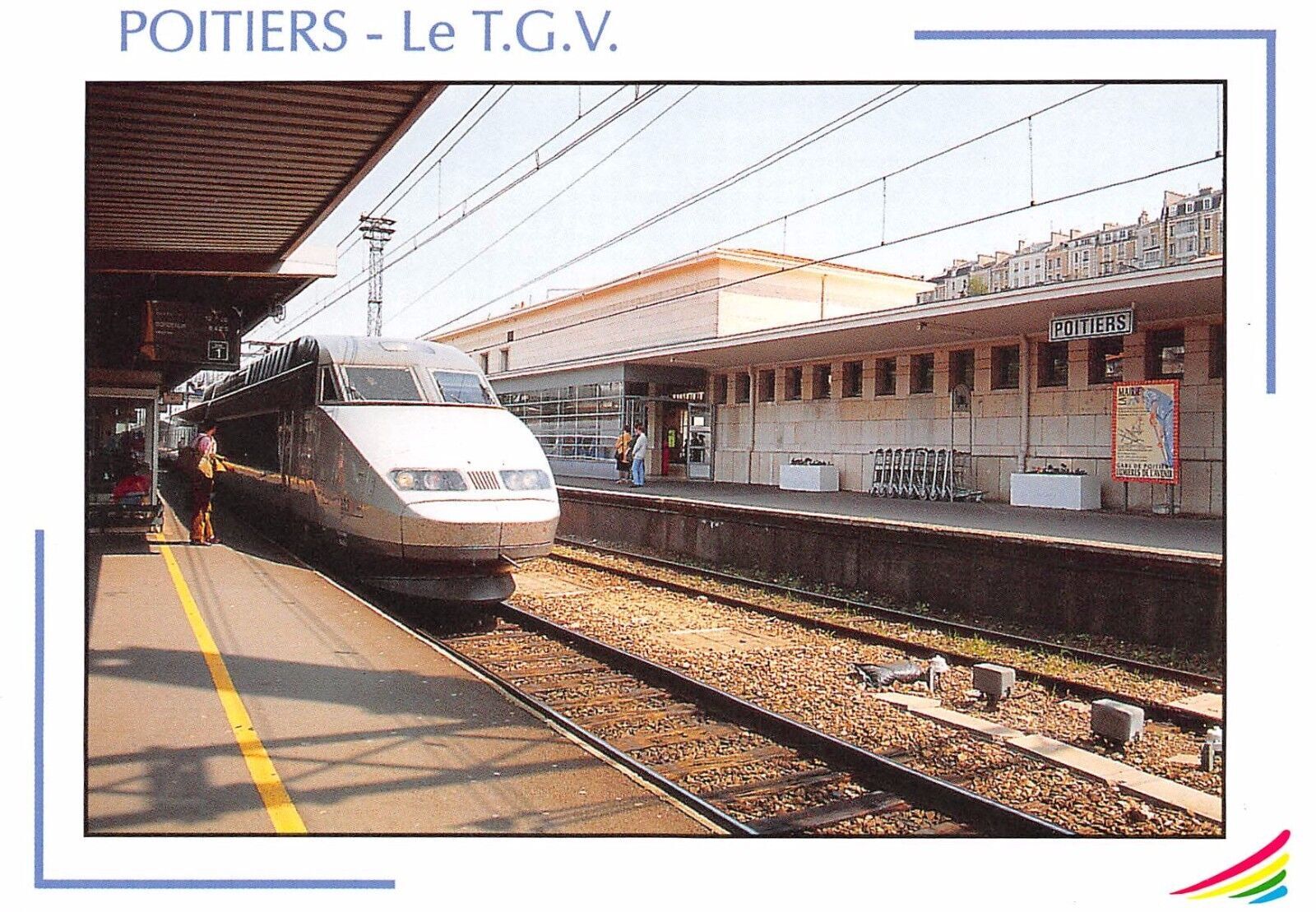 CP 86000 Poitiers Train Bullet Train Station Photo Gouillardon | eBay