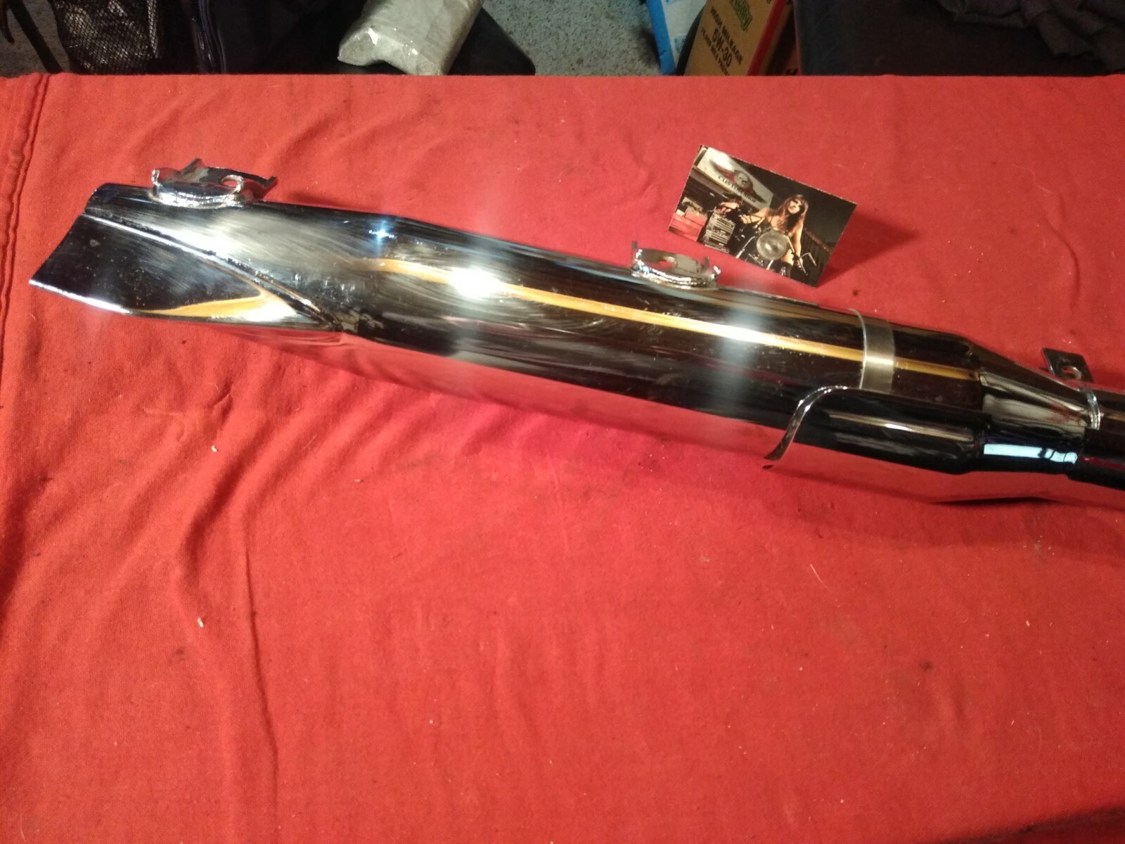Harley Davidson FXD 1340 Fxd1340 Dyna Fishtail Exhaust Pipe Muffler ...
