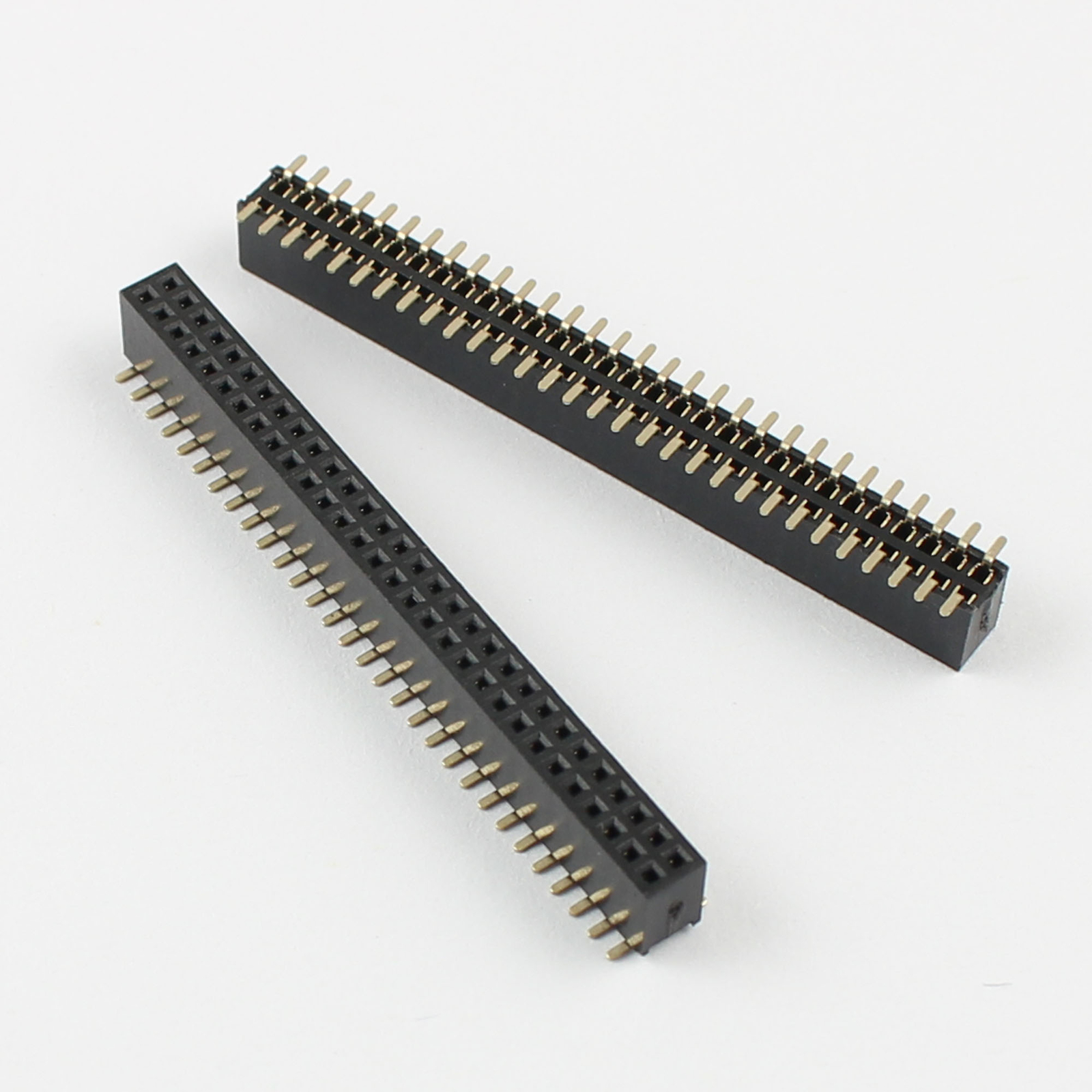 100Pcs Pitch 1.27mm Female 2x30 Pin 60 Pin Double Row SMT Pin Header ...